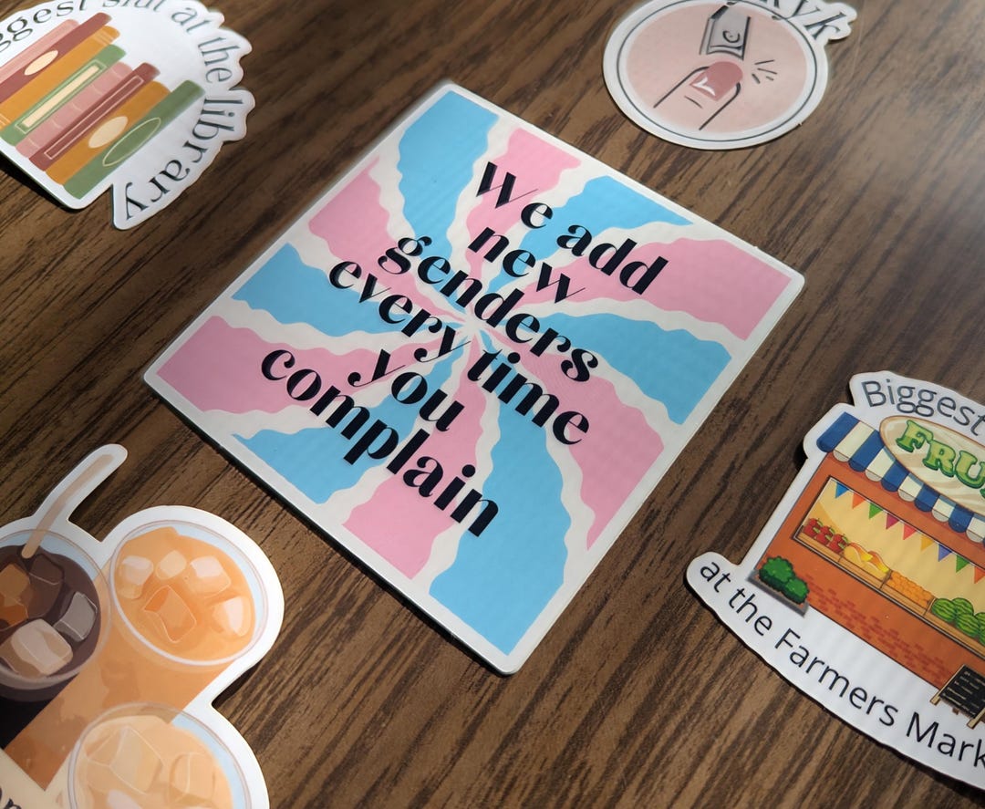 Queer Pride Vinyl Sticker Pack: Laptop, Water Bottle Decals - Etsy