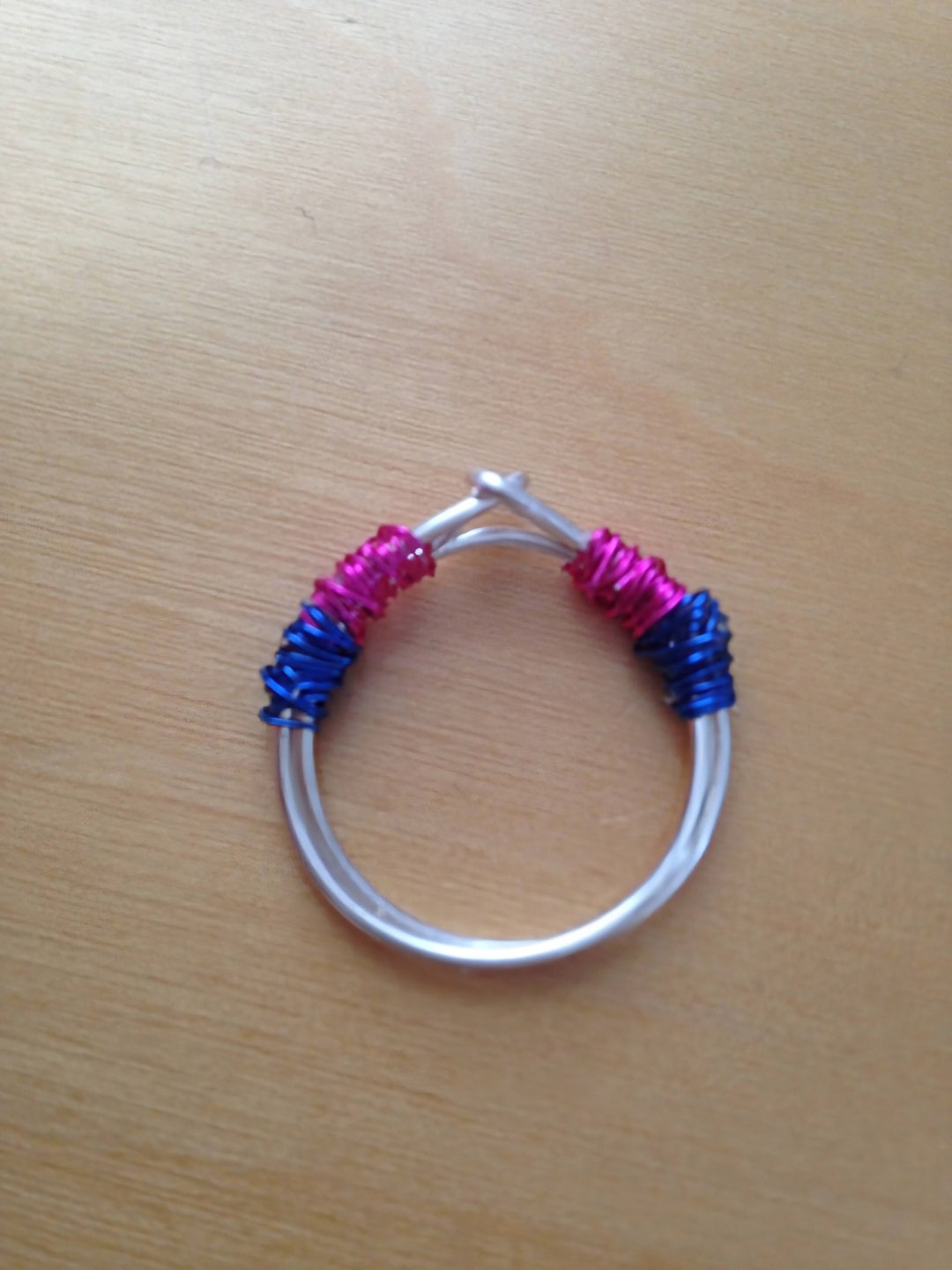 Transgender Pride Ring Trans Flag Colors Queer Genderqueer Wire Wrapped ...