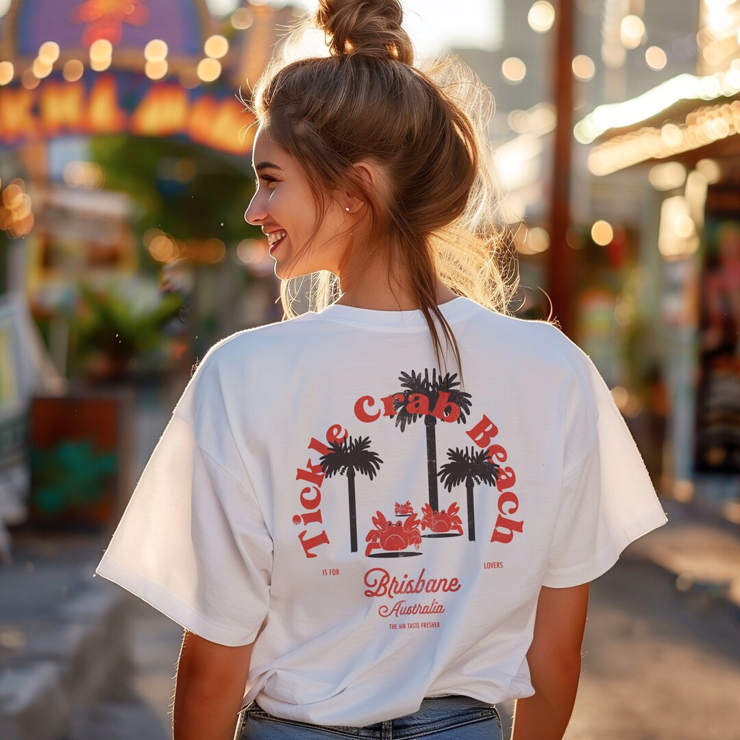 Bluey Tickle Crab Beach Adult Bluey Shirt Gift for Mom Inspired by ...