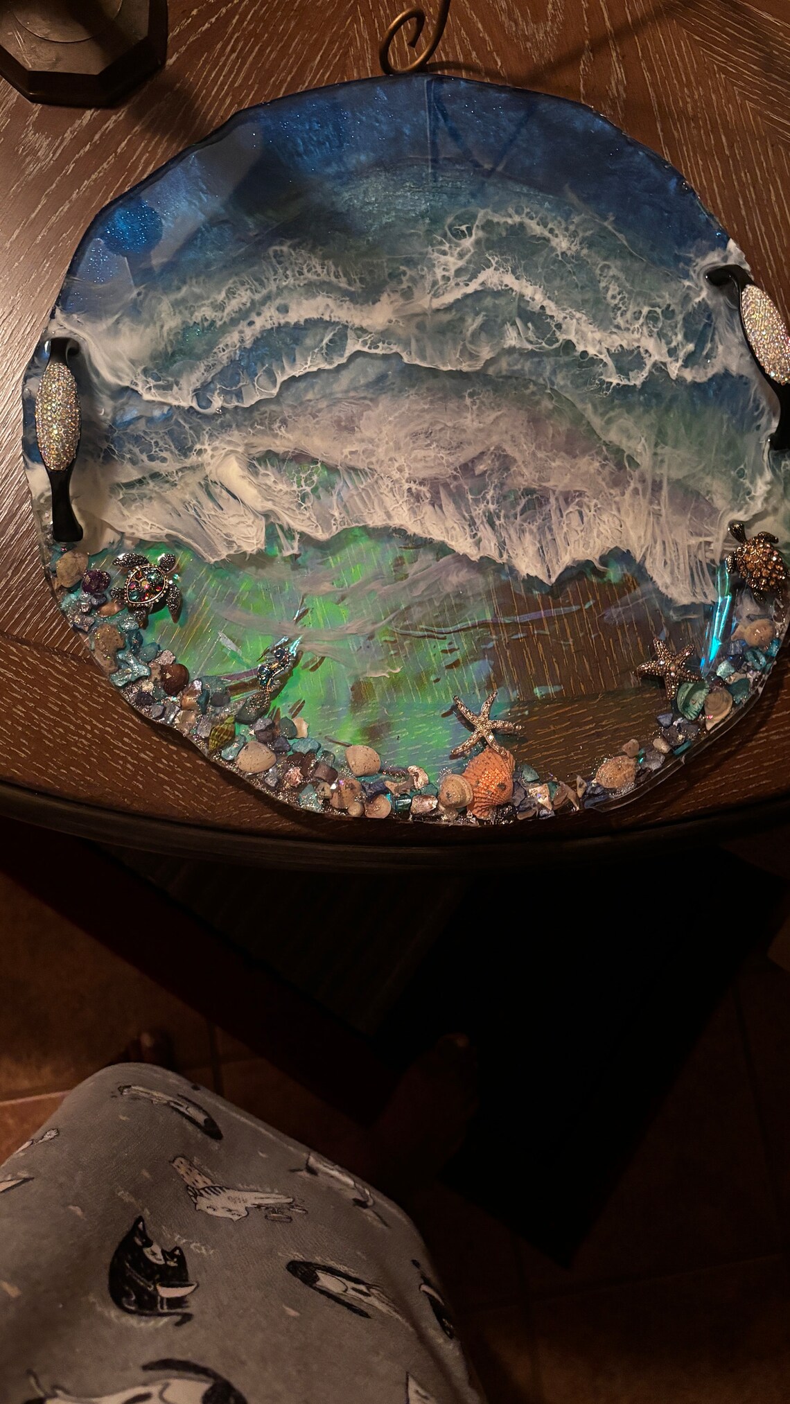 Jewel Ocean Wave Tray - Etsy