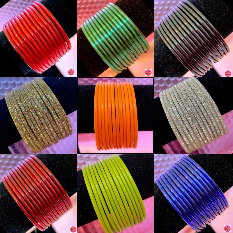 Glass Bangles - Etsy