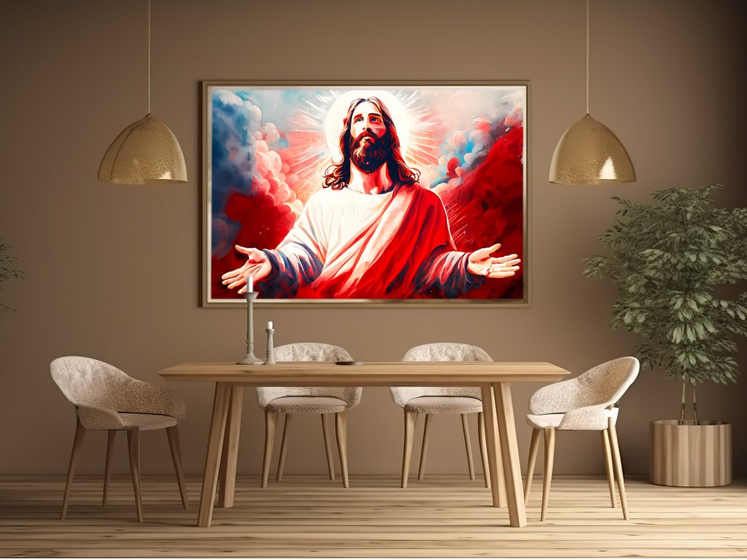 Christ's Embrace, Jesus Portrait, Jesus Painting, Christ Jesus Art ...