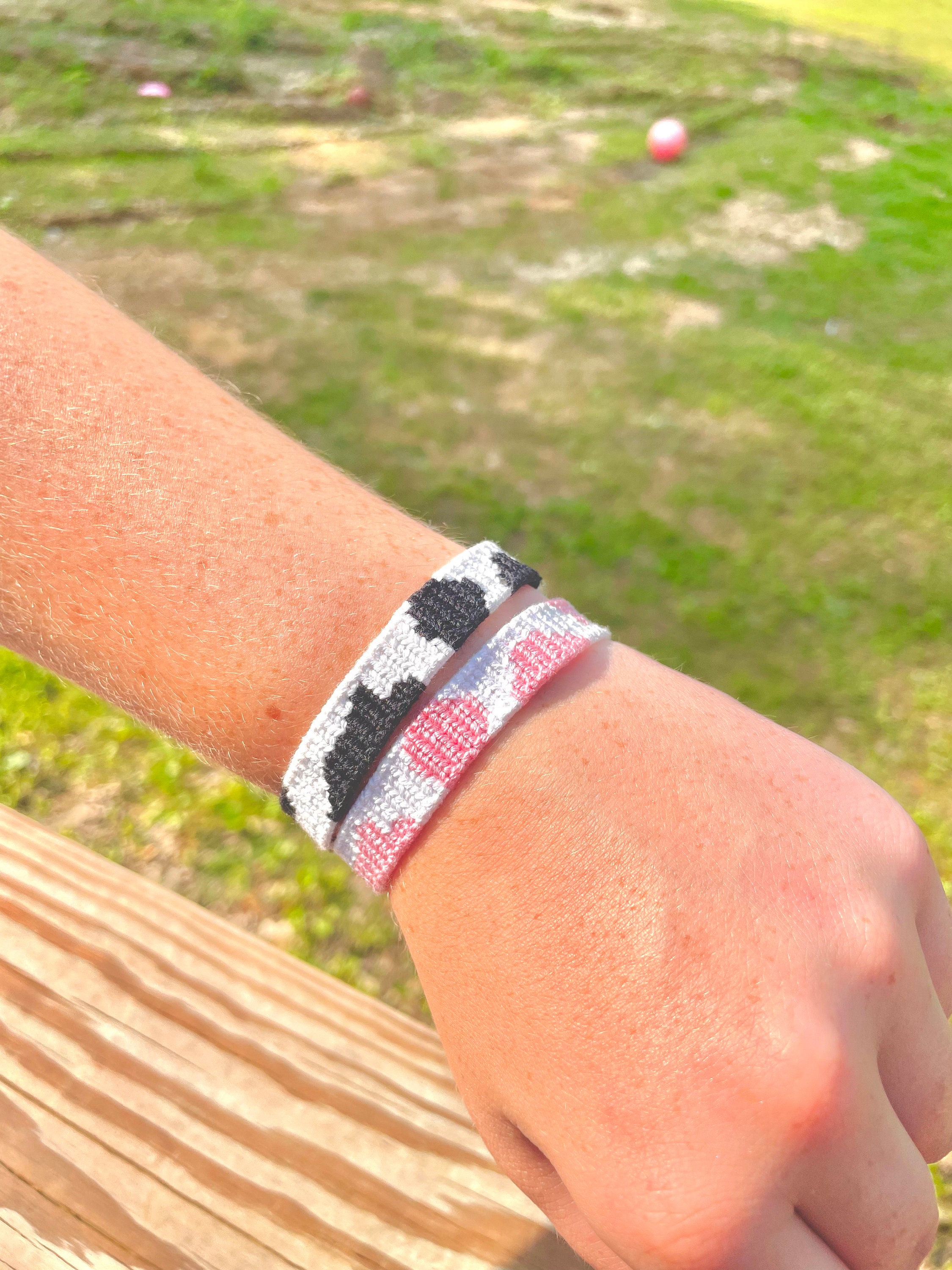 Cow Print Friendship Bracelets - Etsy
