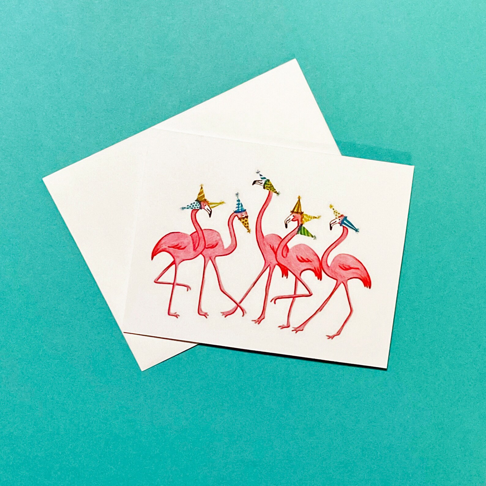 Flamingo Birthday Card - Etsy