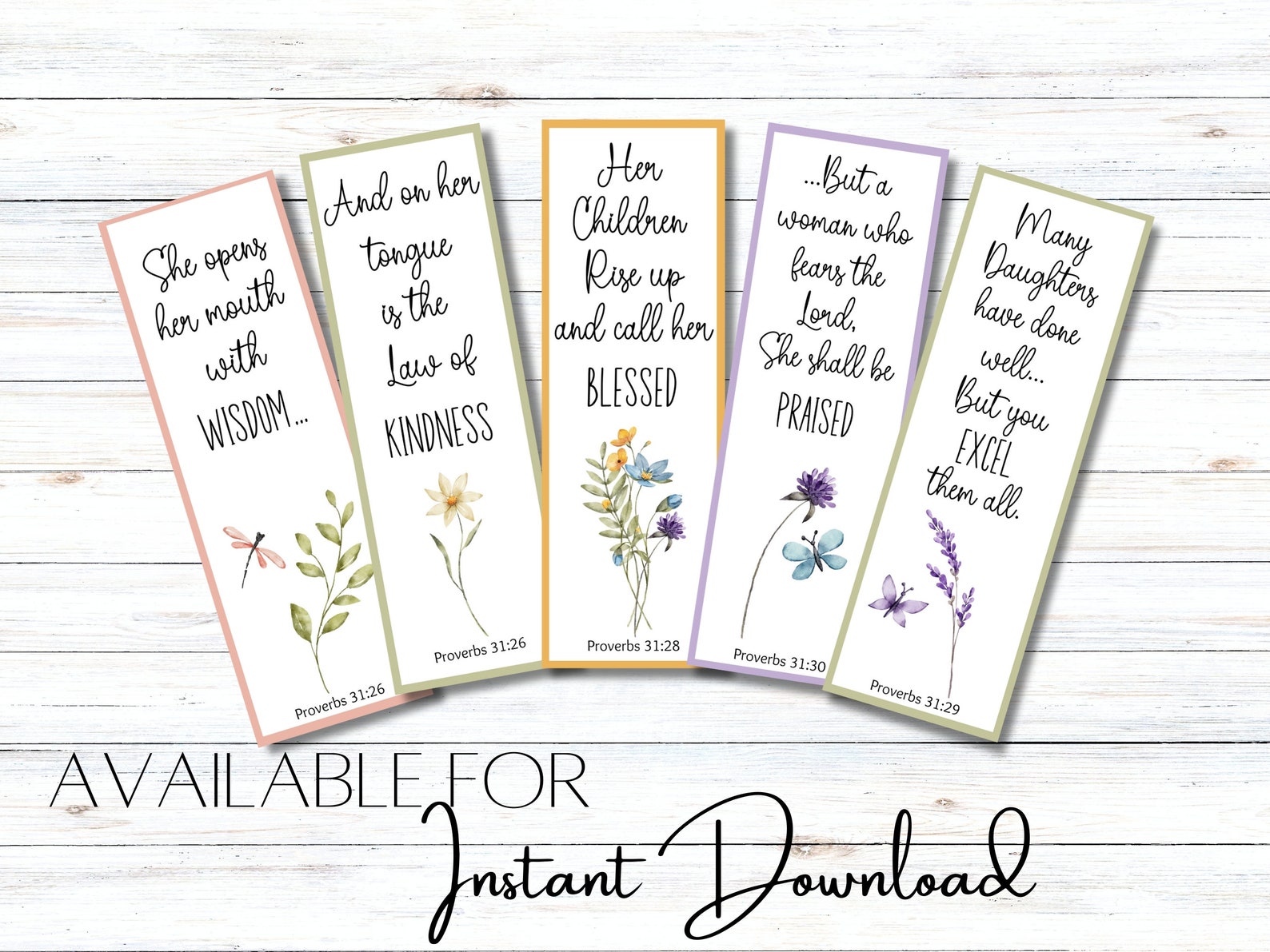 Gift for Her, Mothers Day Gift, Mothers Day, Bookmark, Digital Download ...