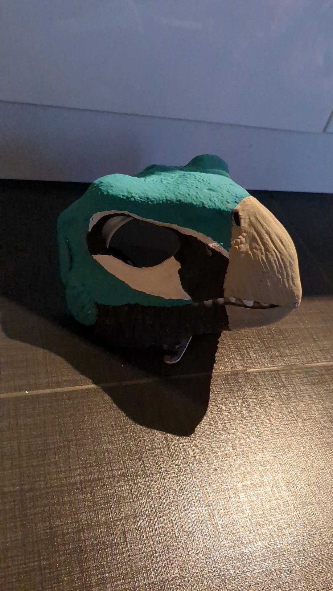 Painted Dino Mask-furry Mask - Etsy