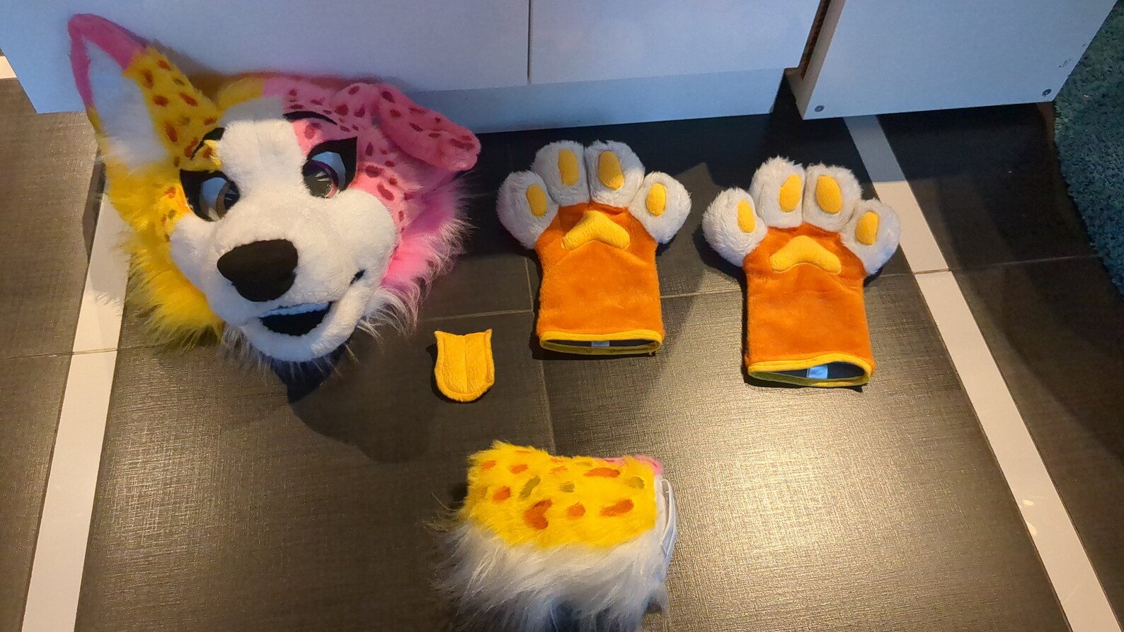 Mq Fursuit Partial-fully Sewn Head Pawstail - Etsy
