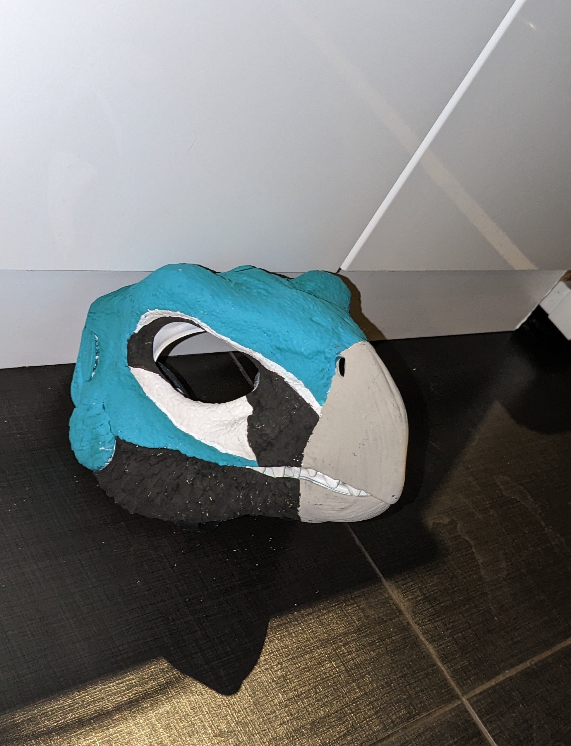 Painted Dino Mask-furry Mask - Etsy