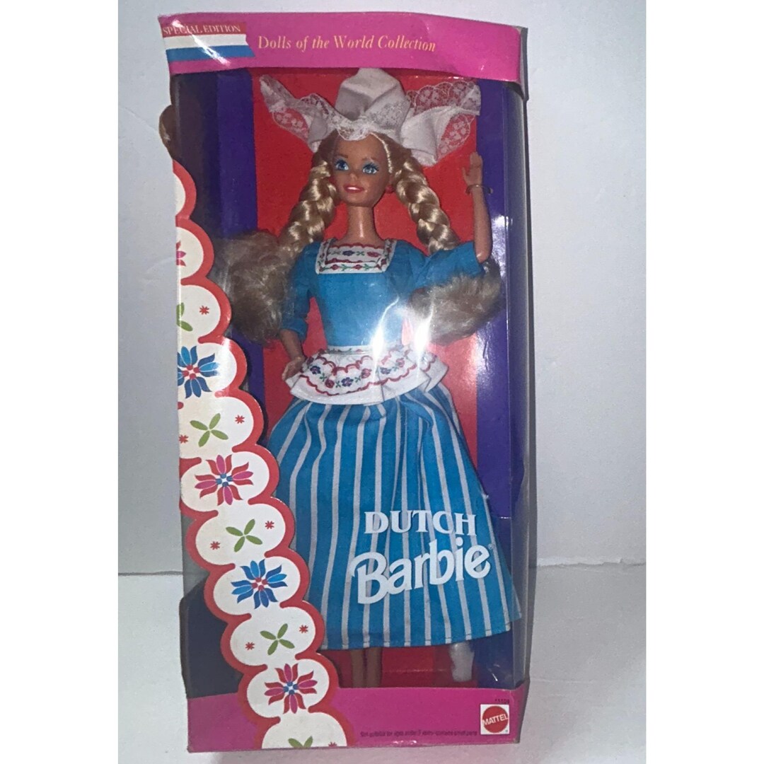 Vintage 1993 Mattel Barbie Dolls of the World DUTCH #11104 - NEW in Box ...