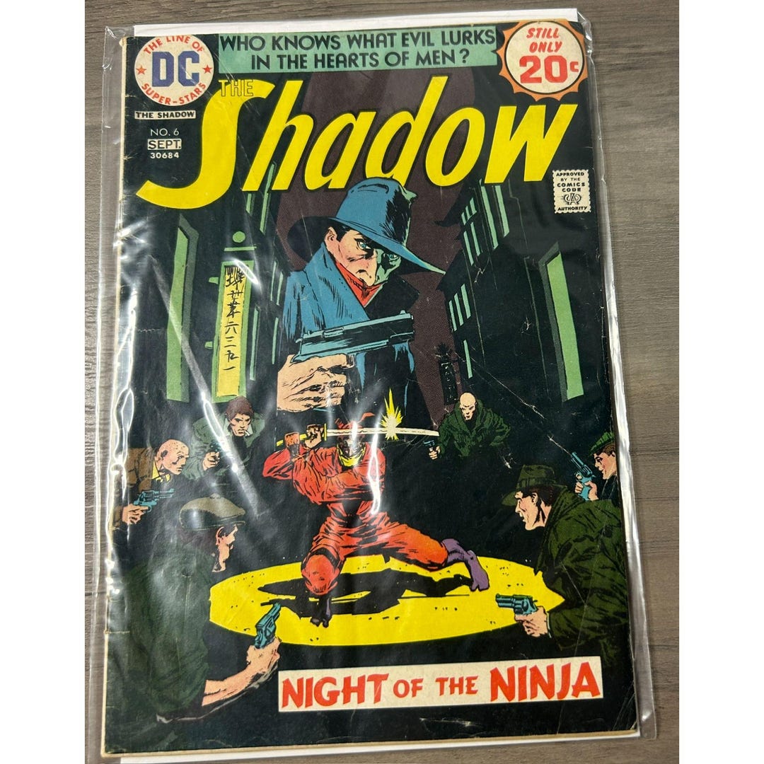 The Shadow Comic Book No 6 September 1974 Night Of The Ninja DC Comics The Shadow Comic Book No 6 September 1974 Night Of The Ninja DC Comics