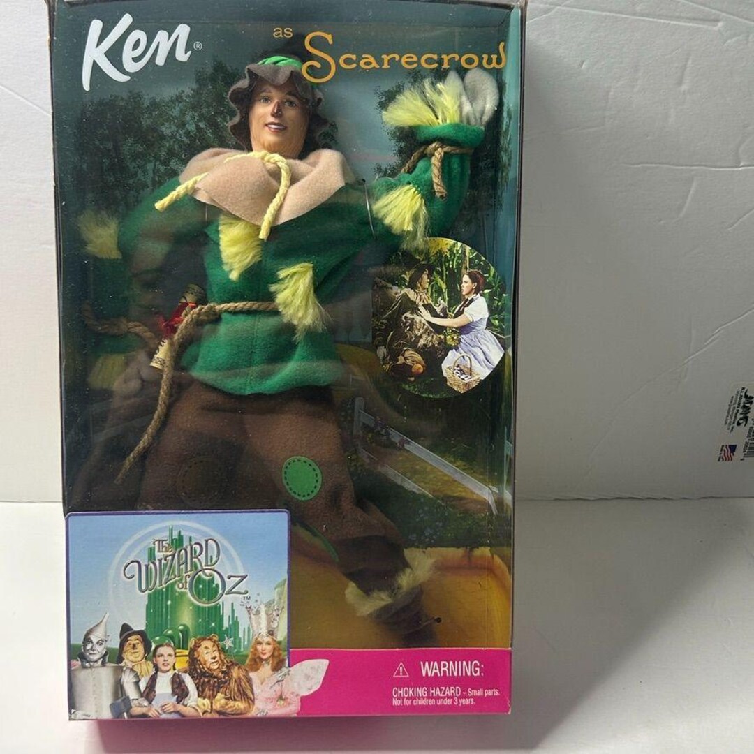 Vintage 1999 Mattel Barbie Wizard of Oz With Ken as Scarecrow 25816 ...