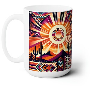 Southwestern Coffee Cup Desert Oasis Coffee Cup Arizona Inspired Coffee ...