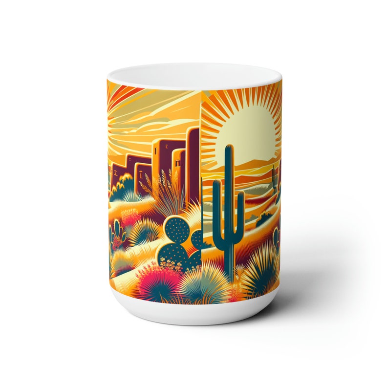 Southwestern Coffee Cup Southwest Decor Desert Arizona Mug 15oz ...