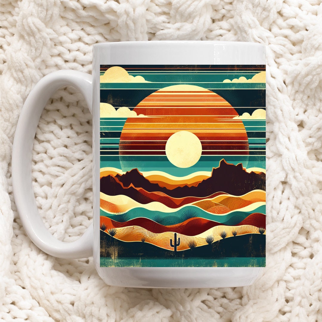 Mug Desert Arizona Southwest Motif Gift Unique Arizona Souvenir ...