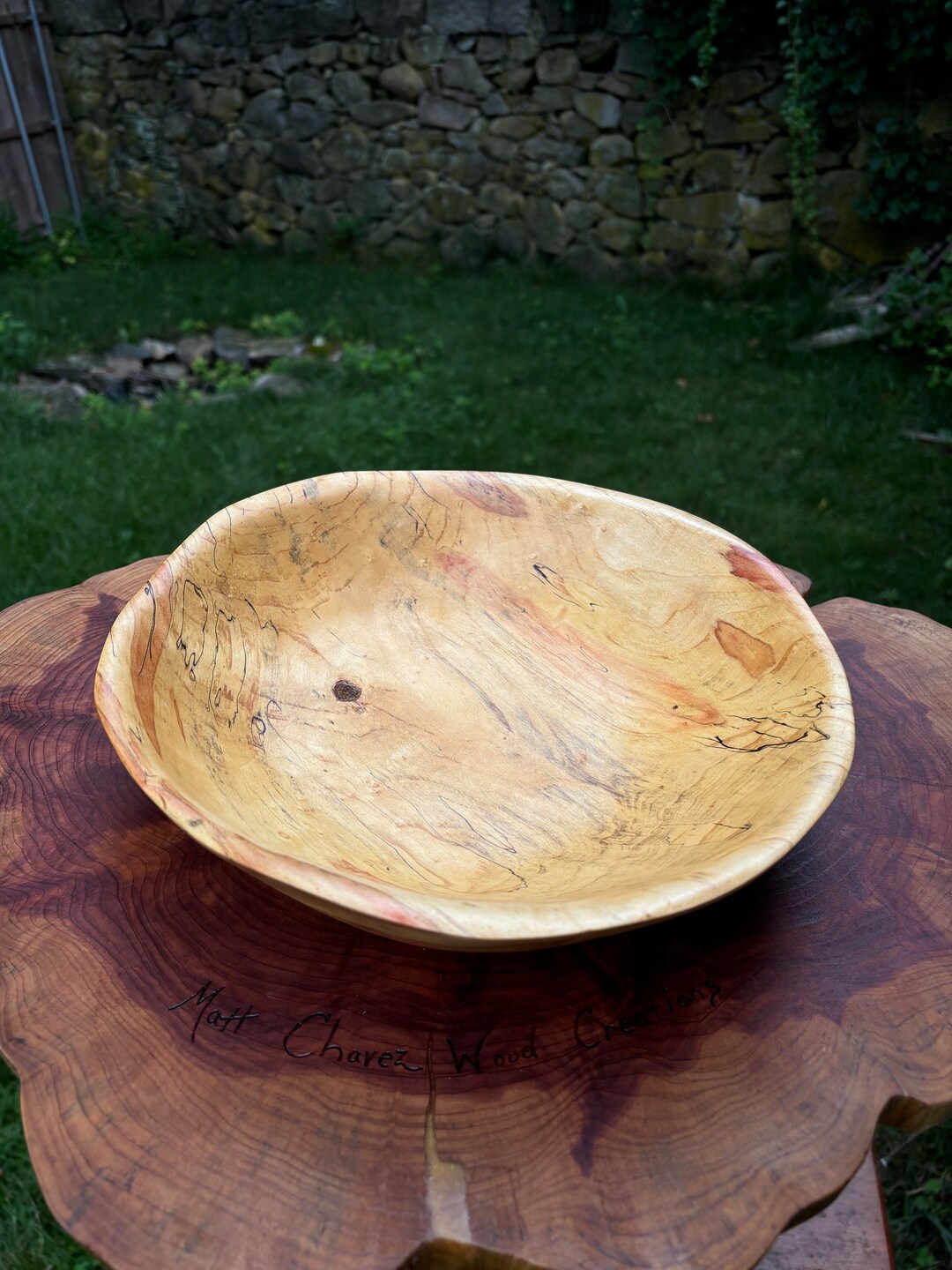 Spalted Box Elder Wood Bowl - Etsy