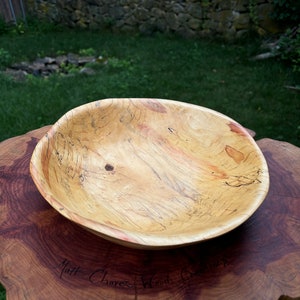 Spalted Box Elder Wood Bowl - Etsy