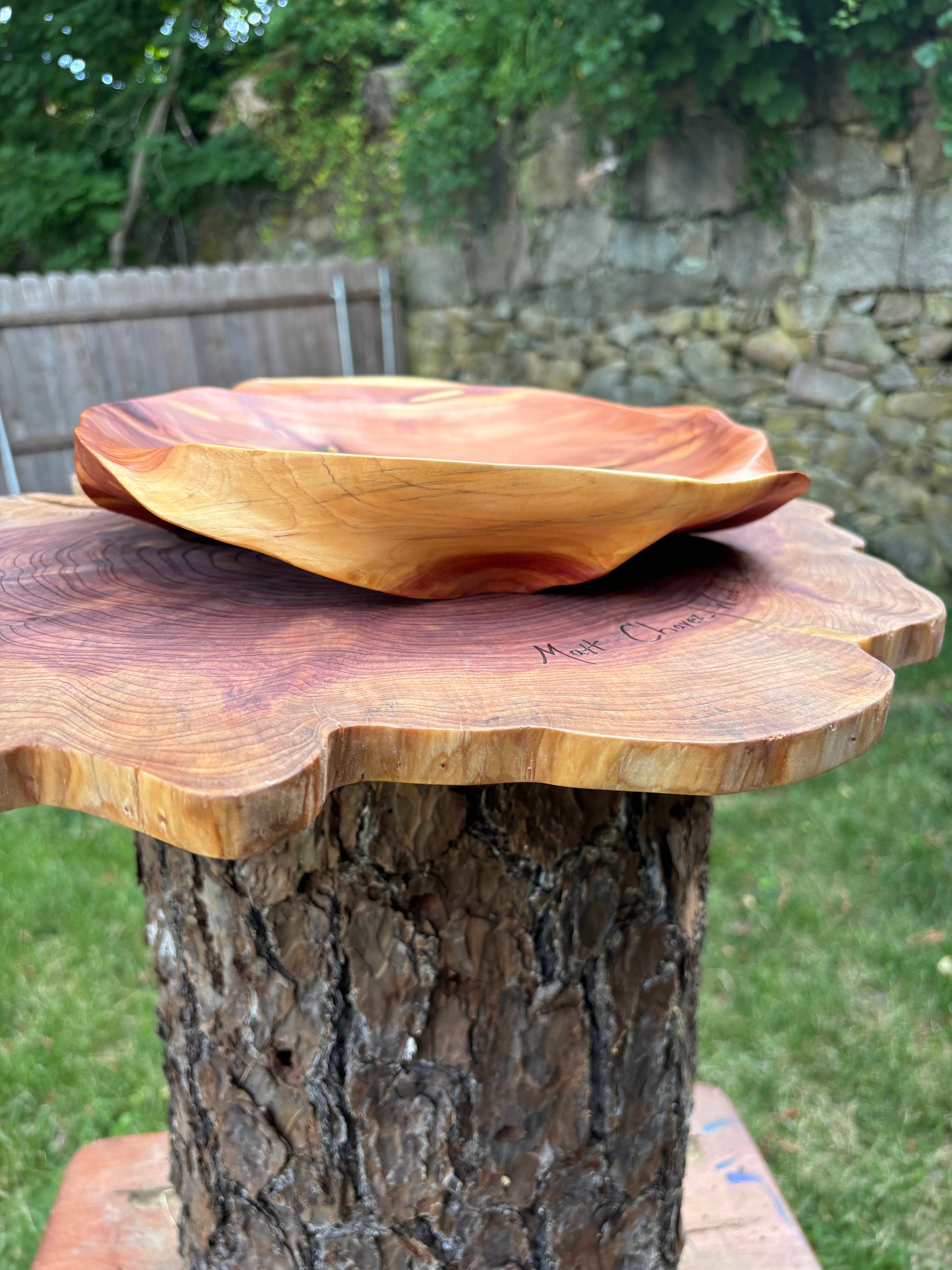 Easter Red Cedar Wood Bowl - Etsy