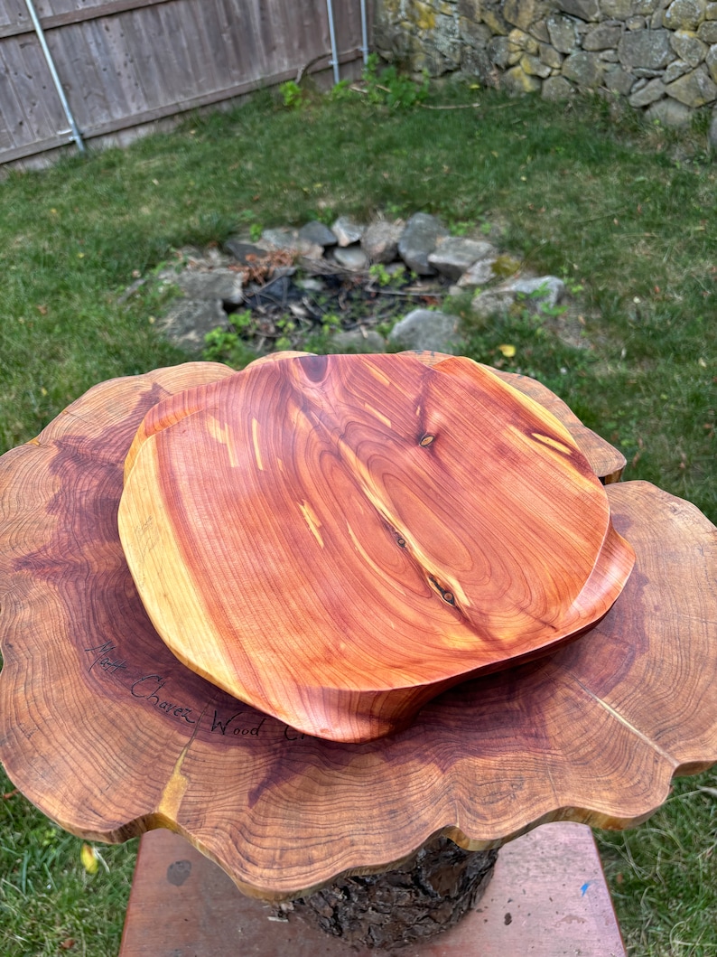 Easter Red Cedar Wood Bowl - Etsy