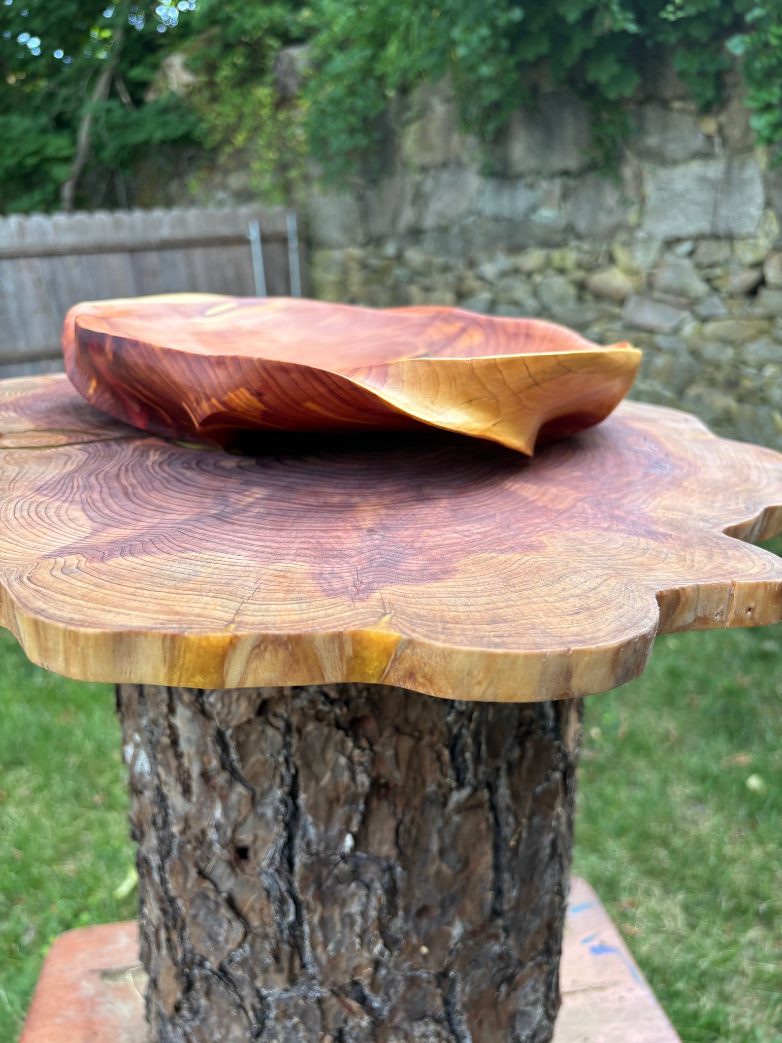 Easter Red Cedar Wood Bowl - Etsy