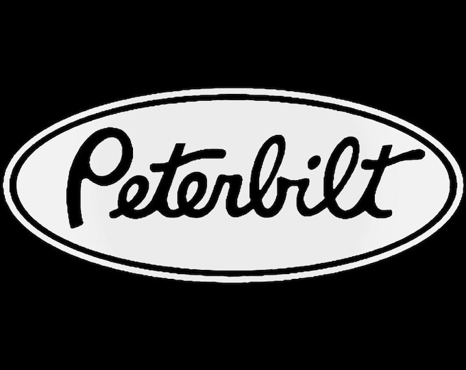 Peterbilt Vinyl Decal - Etsy