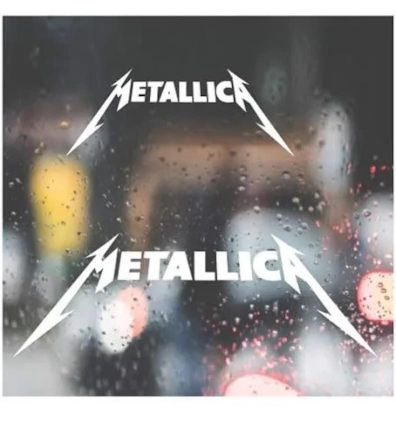 Metallica Vinyl Decal - Etsy