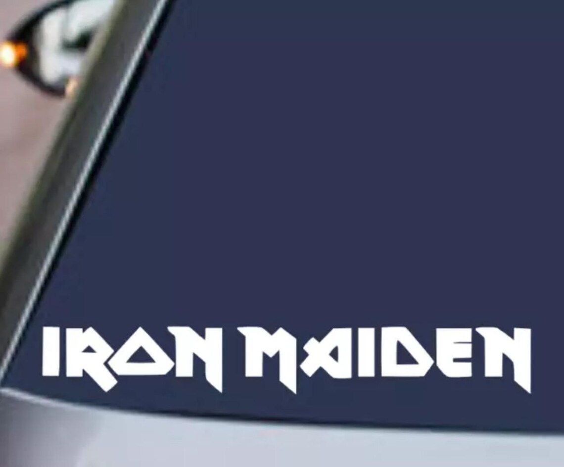 Iron Maiden Vinyl Decal - Etsy