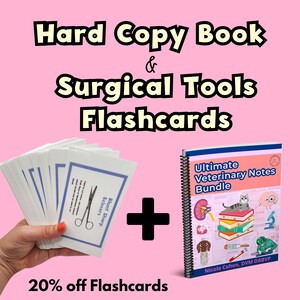Best Selling Vet Tech Notes Vet Med Student Veterinary Nurse Study ...