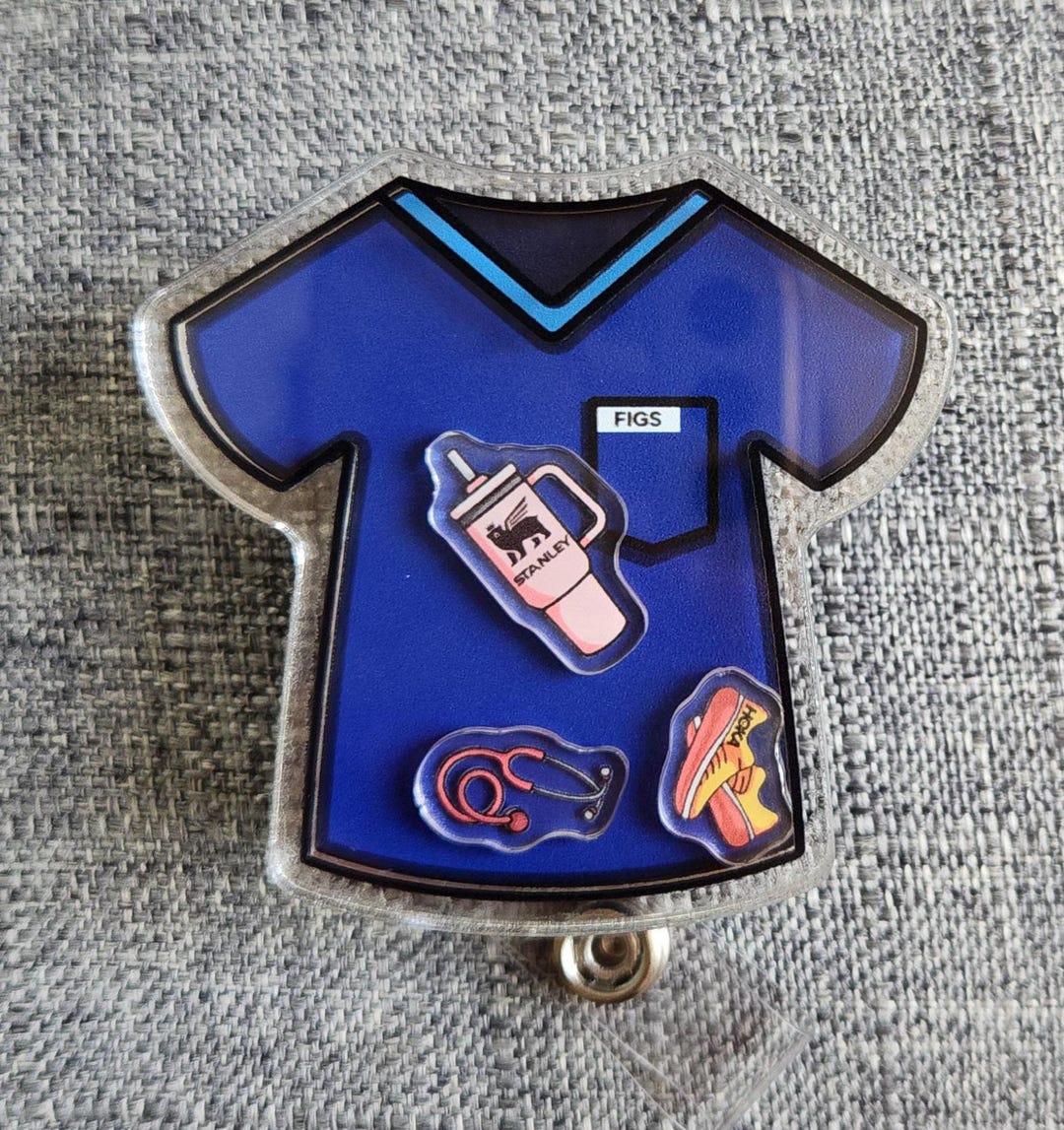 Nurse Badge Reel Nursing Retractable Id Badge Nurse Life Stanley Mug ...