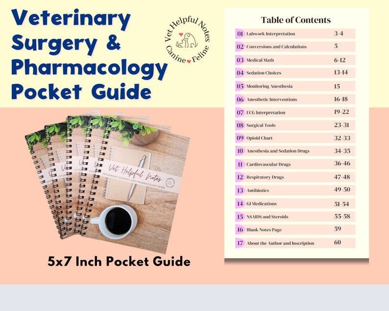 Veterinary Pocket Guide: Combination Veterinary Surgery and ...
