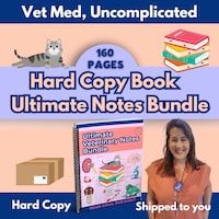 Vet Tech Notes Bundle: VTNE Prep, Vet Med Study Guide (digital Download ...
