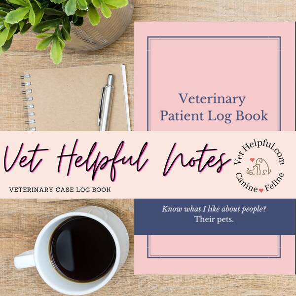Vet Nurse Log Book - Etsy