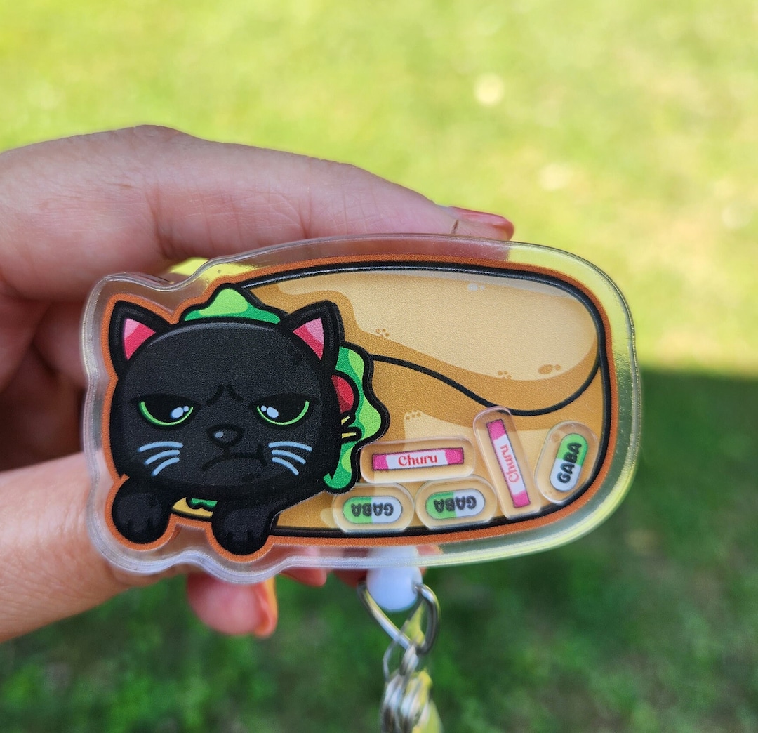 Veterinary Cat Badge Reel Vet Med Badge Reel Vet Tech Cat Lover Gift ...