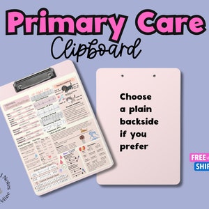 Veterinary GP Clipboard Vet Tech Cheat Sheets Vet Nurse Clipboard Vet ...