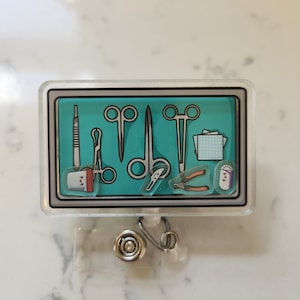 Surgery Tech Badge Reel Surgery Technician Badge Gift Surgery Tech ...