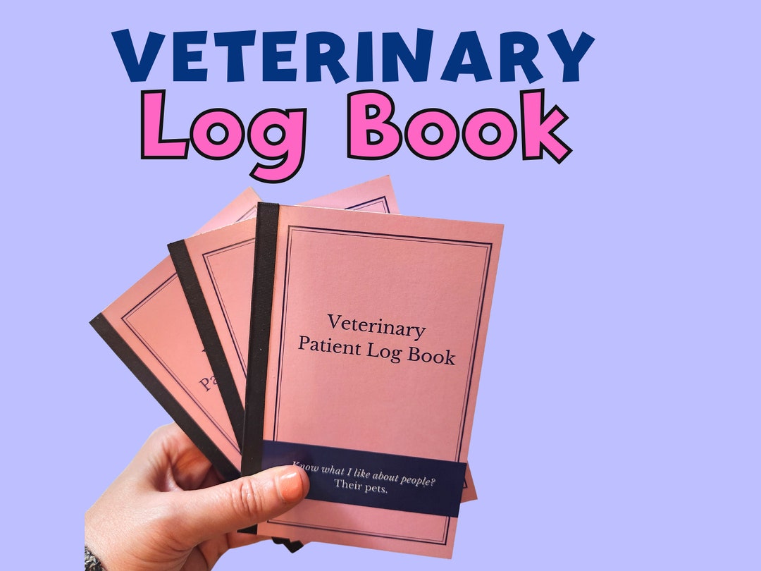 Vet Nurse Log Book, Vet Tech Case Book, Nursing Notes, Vet Notebook ...