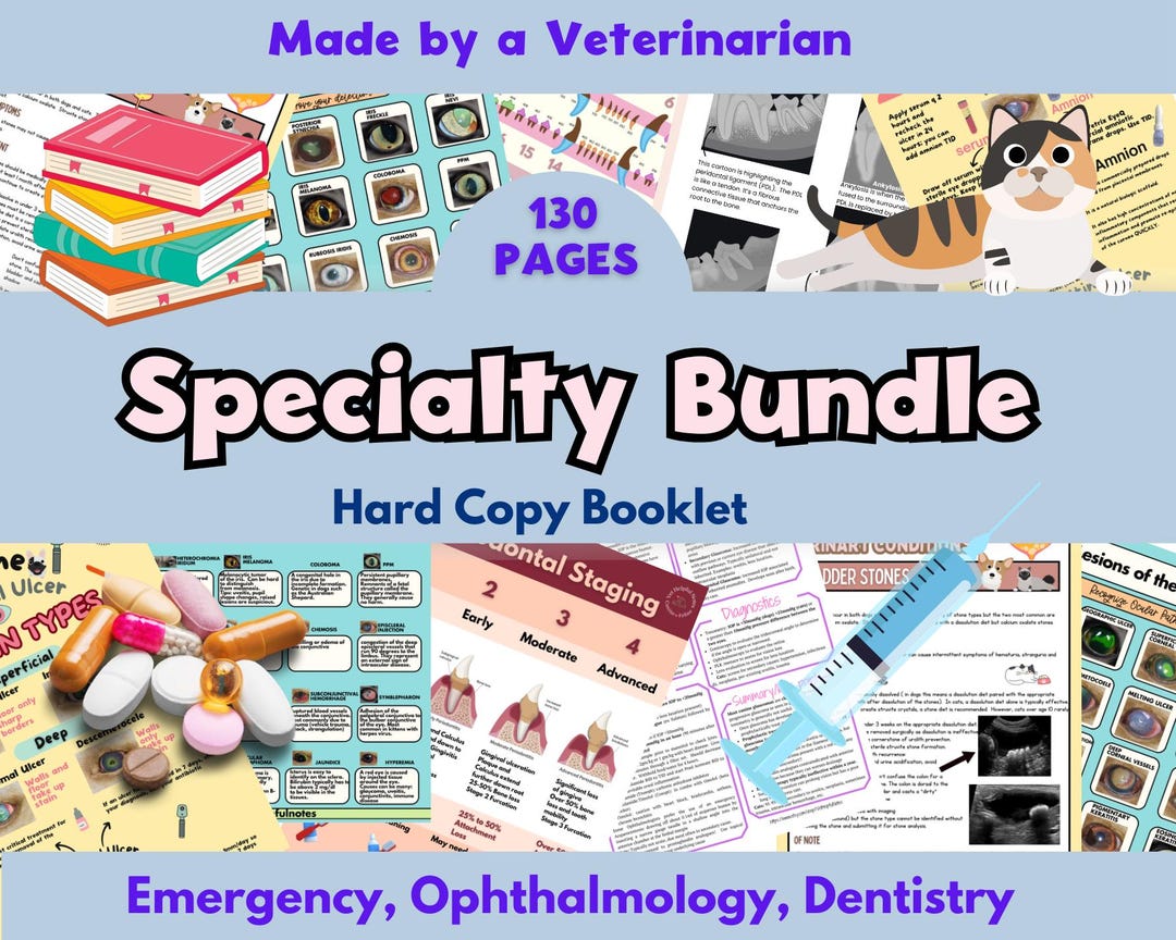 The Ultimate Veterinary Specialty Bundle Hard Copy - Emergency ...