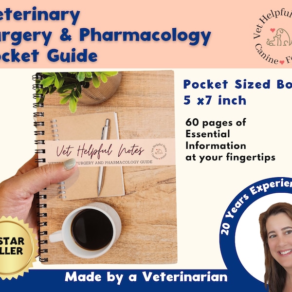 Vet Tech Pocket Guide - Etsy