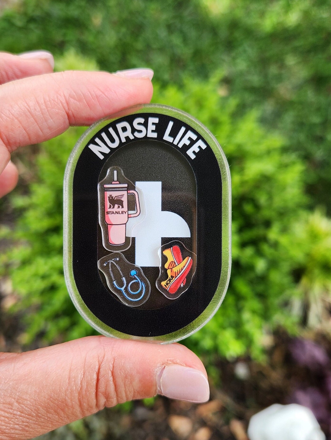 Nurse Badge Reel Nurse Life Badge Nurse Stanley Cup Nurse Nursing Gift ...