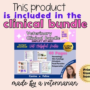 Veterinary Fecal Parasite Guide, Vet Tech Fecal, Vet Nurse - Etsy