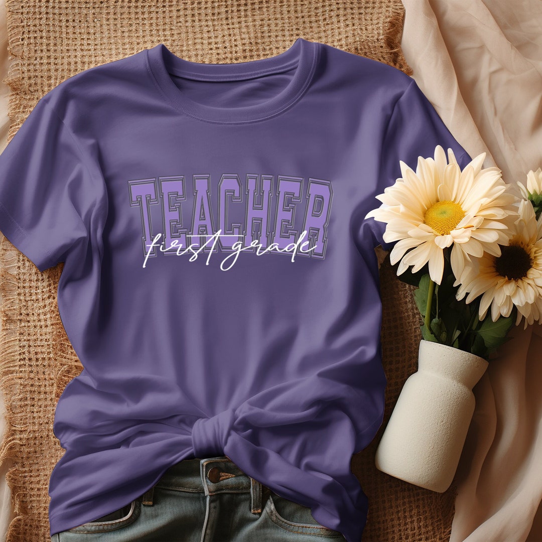 First Day of School Shirt First Grade Teacher Shirt Teacher ...