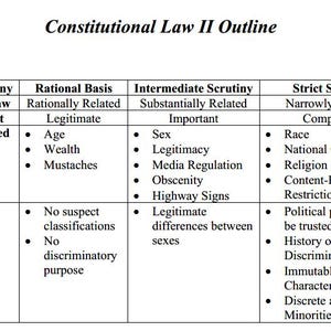 Constitutional Law Outline - Etsy