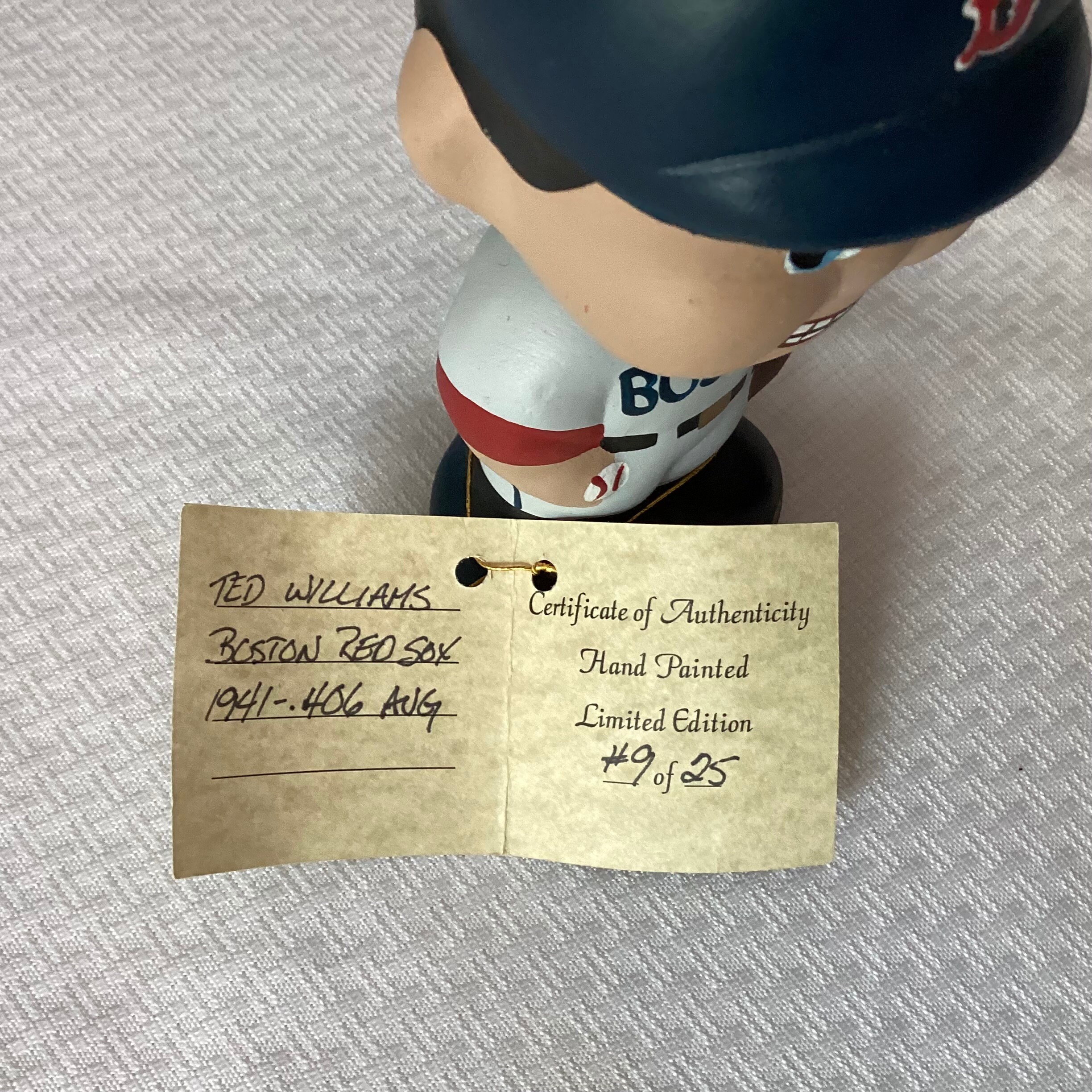 RARE Ted Williams Porcelain Bobble Head - Etsy