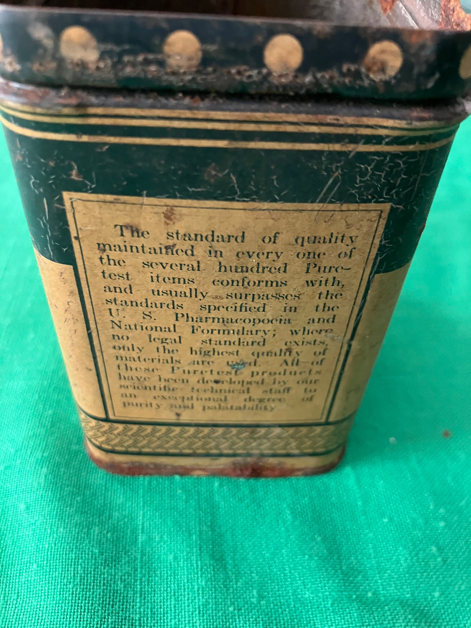 Vintage Rexall Epsom Salt Tin - Etsy