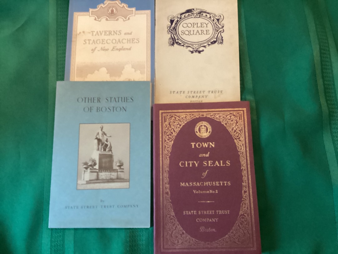Vintage Boston History Books - Etsy