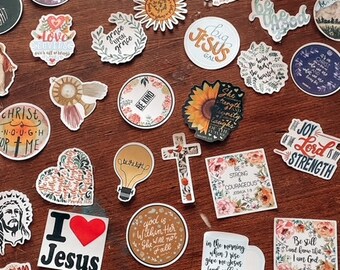 Jesus Heals Sticker Waterproof Faith Stickers Sticker Aesthetic Laptop ...