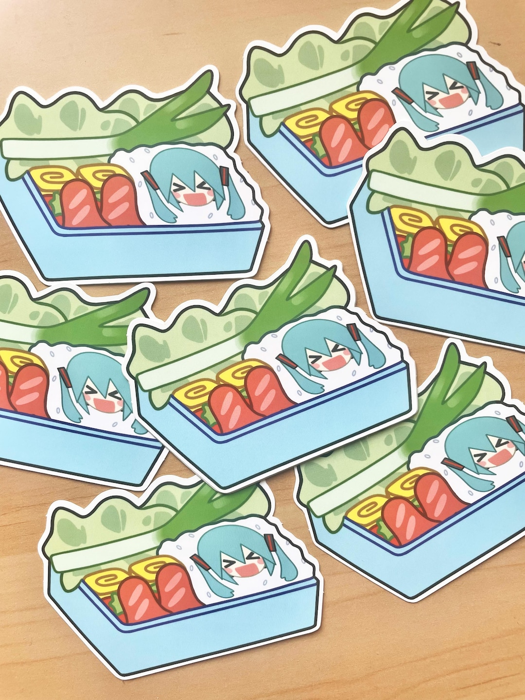 Hatsune Miku Bento Box Die Cut Vinyl Sticker - Etsy