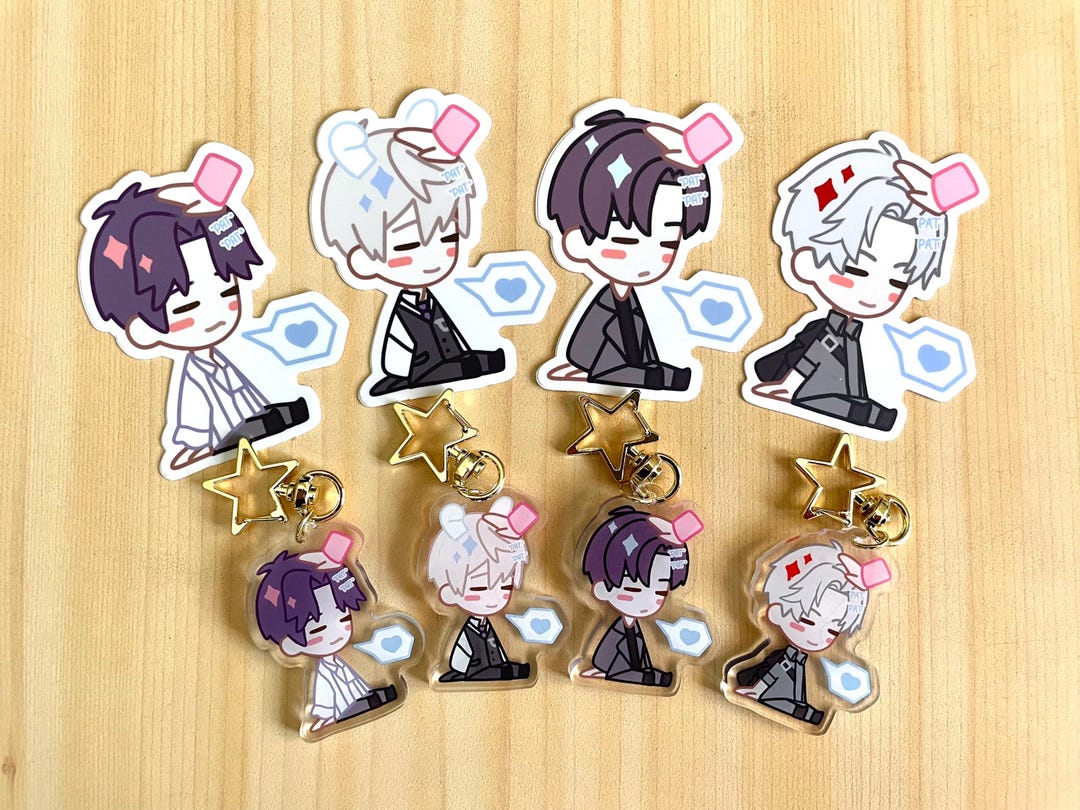 Love and Deepspace Charms & Stickers: Zayne, Xavier, Rafayel, Sylus - Etsy