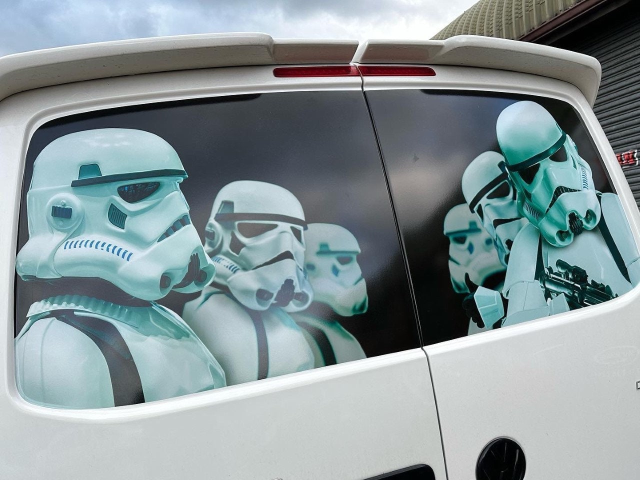 Storm Trooper Themed Print for Vehicle Rear Panel Wraps - Etsy UK