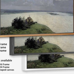 Over Eternal Peace by Isaac Levitanvintage Landscape Large - Etsy