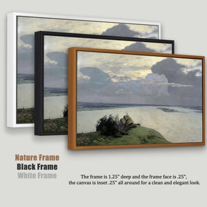 Over Eternal Peace by Isaac Levitan,vintage Landscape Large Wall Art ...